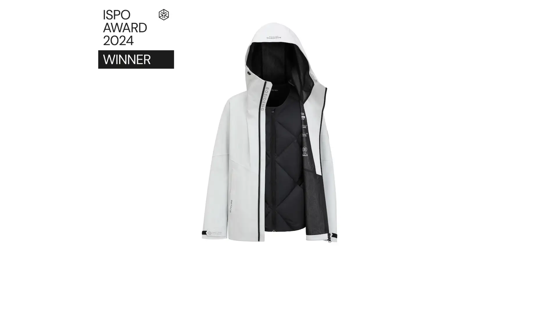 ISPO Award Winner 2024: Detachable 3-in-1 Functional Jacket by Bosideng